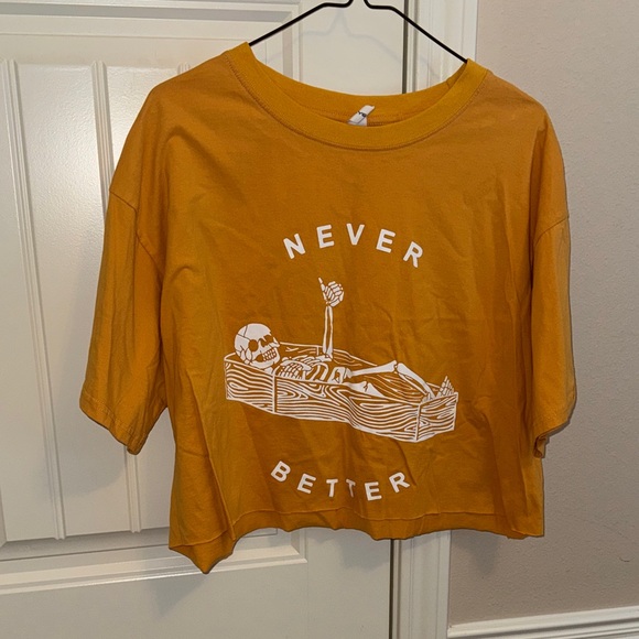 Lucy | Shirts & Tops | Lucy Mustard Never Better Graphic Tee | Poshmark